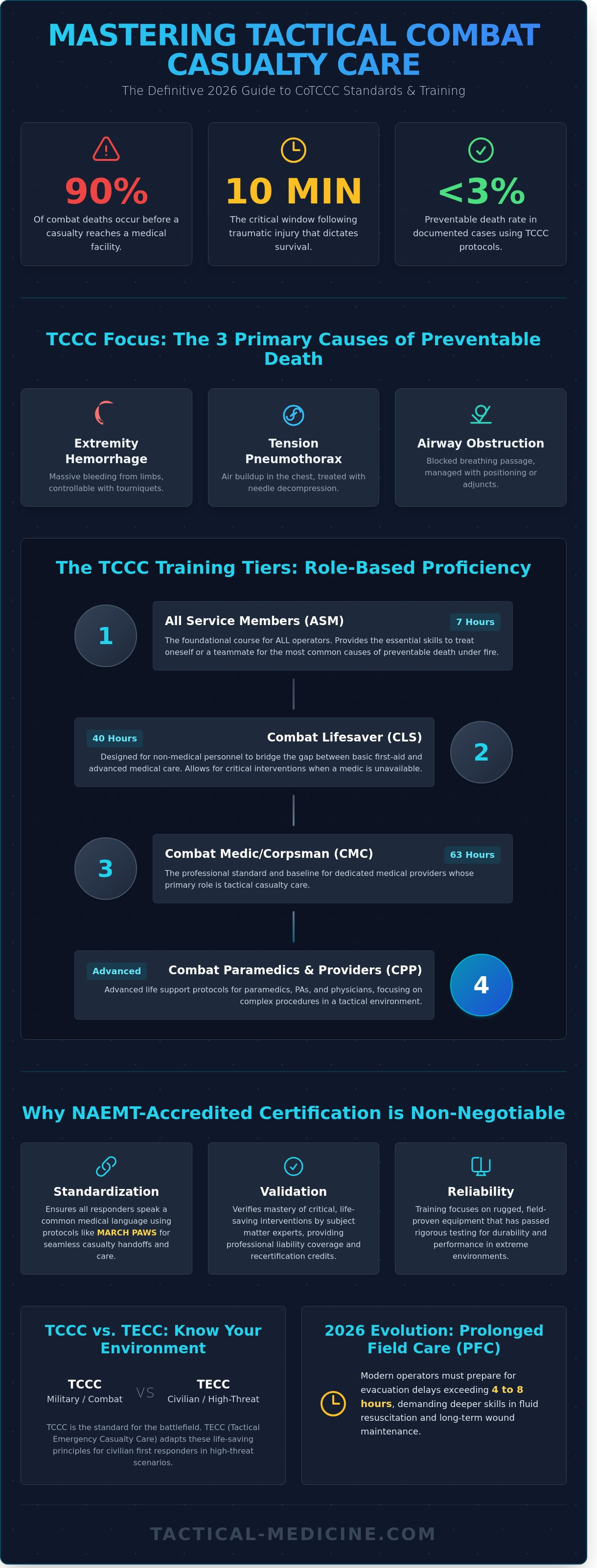 TCCC Training Courses: The 2026 Guide to Tactical Combat Casualty Care ...