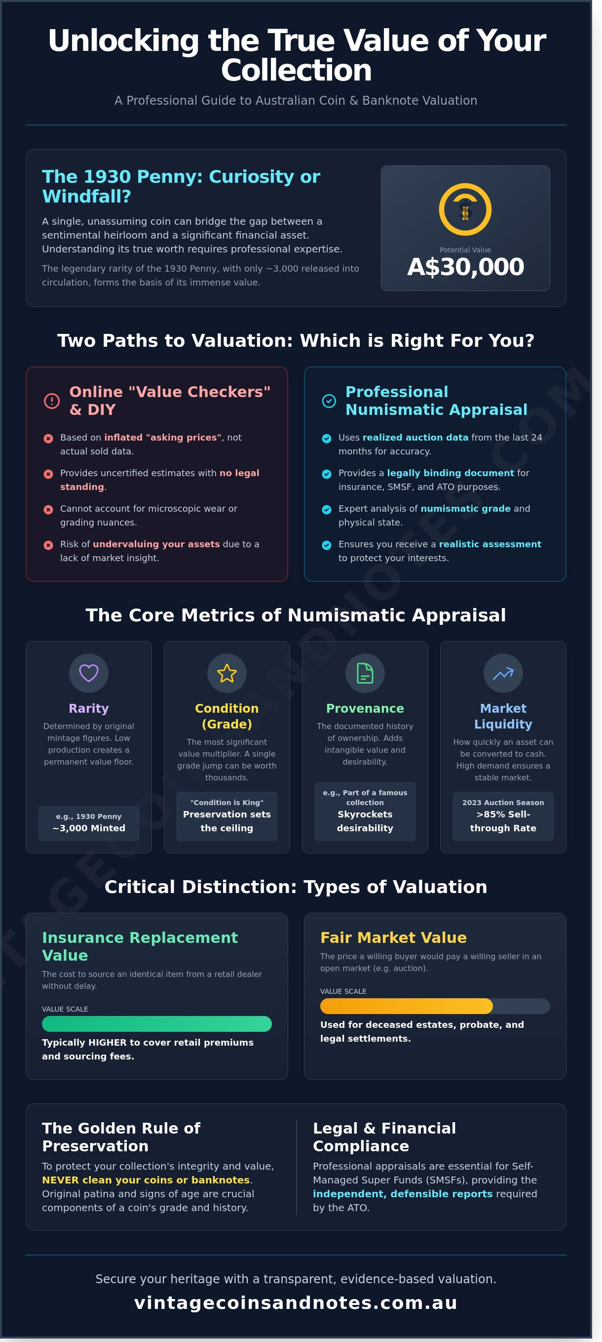 Expert Coin Collection Valuations: A Professional Guide for Australian
